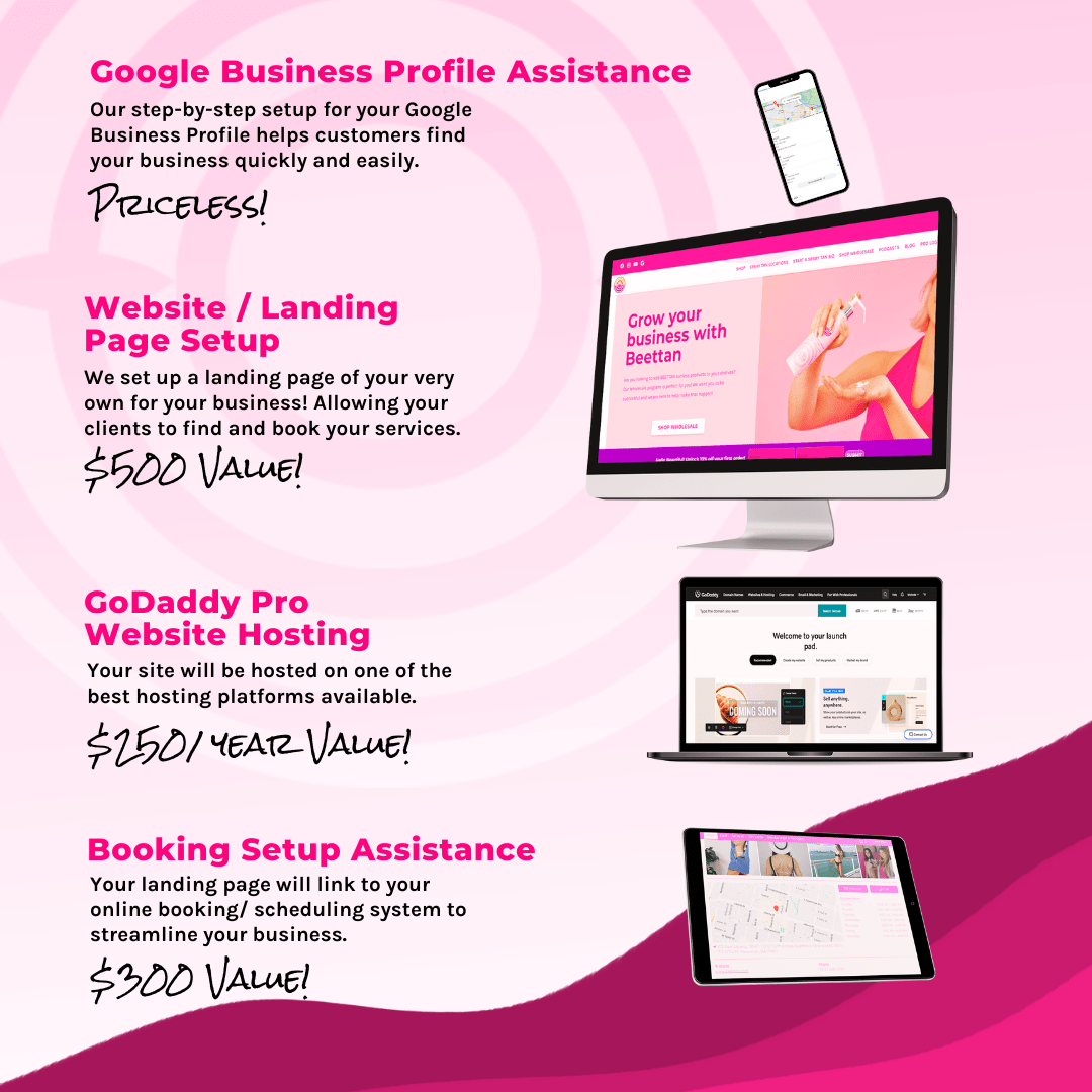 Spray Tan Certification Get Rooted Package $2,750 - BEETTAN